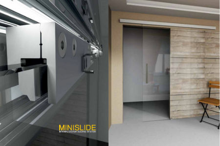 Glass Sliding Door Kit MiniSlide SbyC System | Windowo