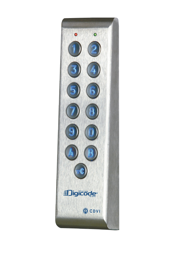 PROFIL100EINT Keypad Stainless Steel Heavy Duty 2 Relays DIGICODE CDVI ...