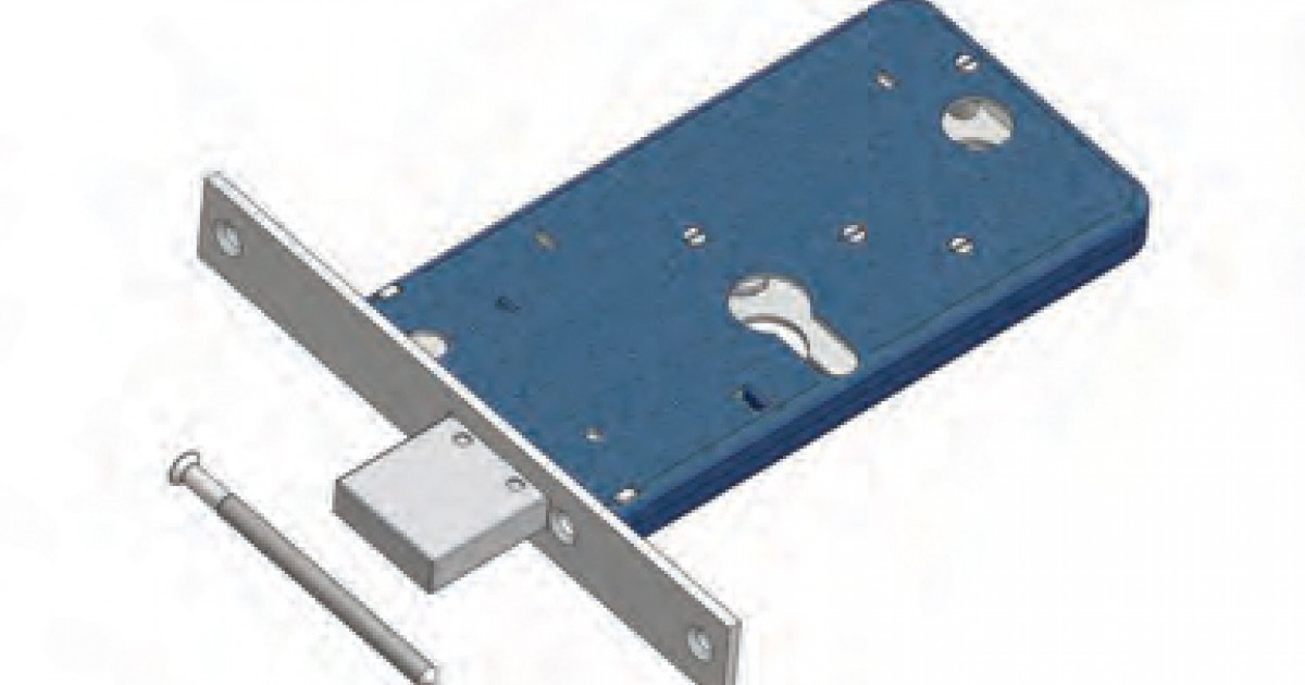 Deadbolt lock for Omec Art.1771 range Mechanics Aluminium