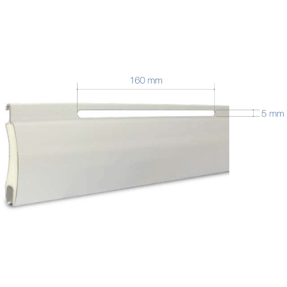 Aluminum roller shutter with long slots - ROLL 50 AIR Pasini