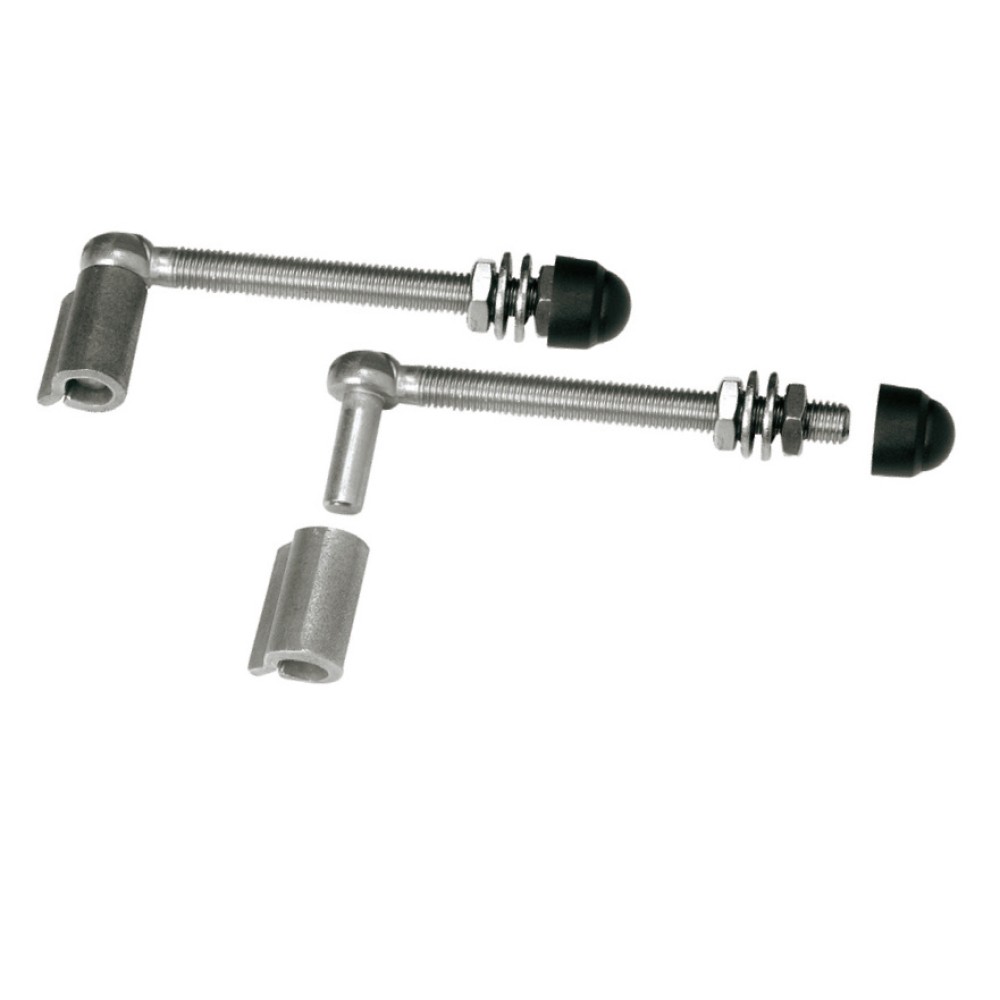 Stainless Steel Hinge - With Welded Steel Bushings - Adem