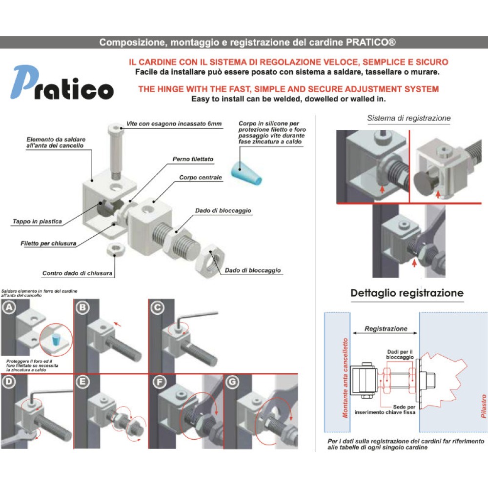 Pratico® Pintle with Patented Registration System