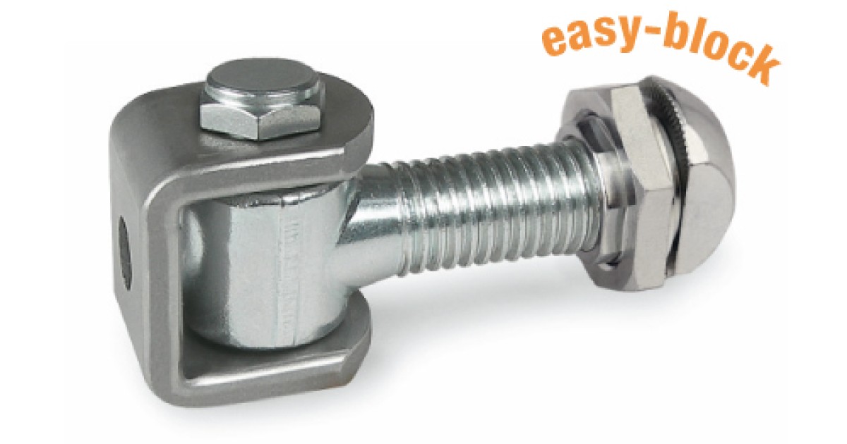 Upper Hinges with Bracket and Bushes Easy-block