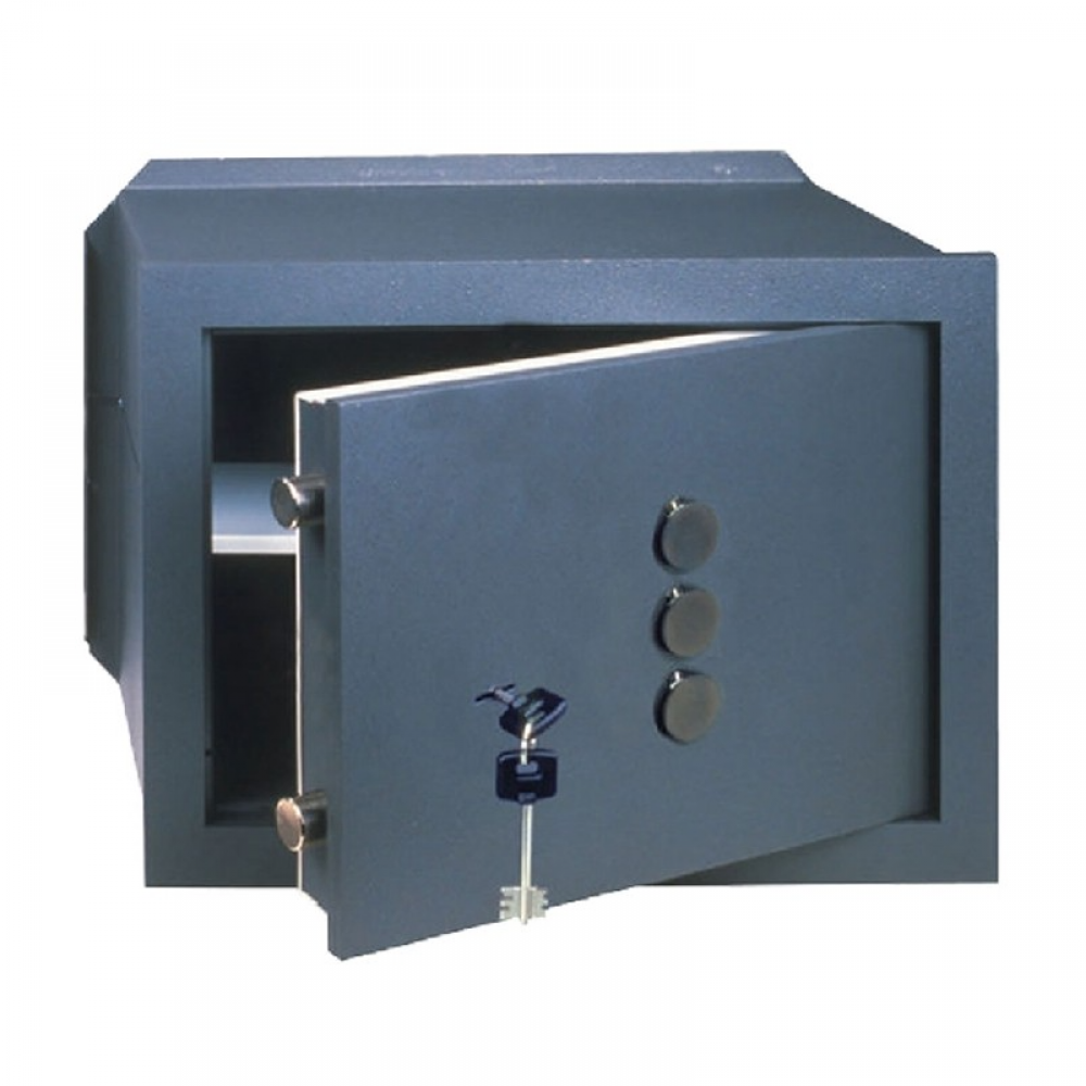 Wall Safe with Key and Combiner 3 Knobs Cisa Various Sizes | Windowo