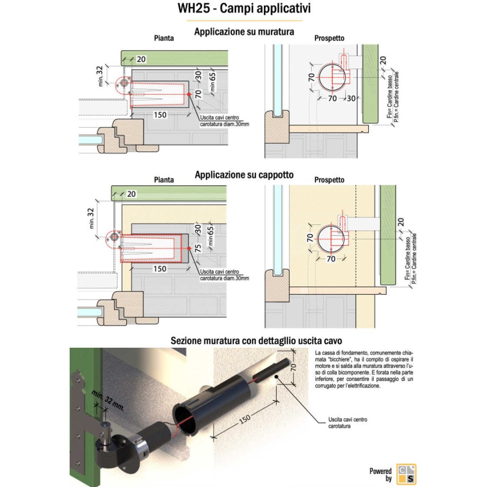 Chiaroscuro WH25 Retractable Automation for Shutterstomation for shutters