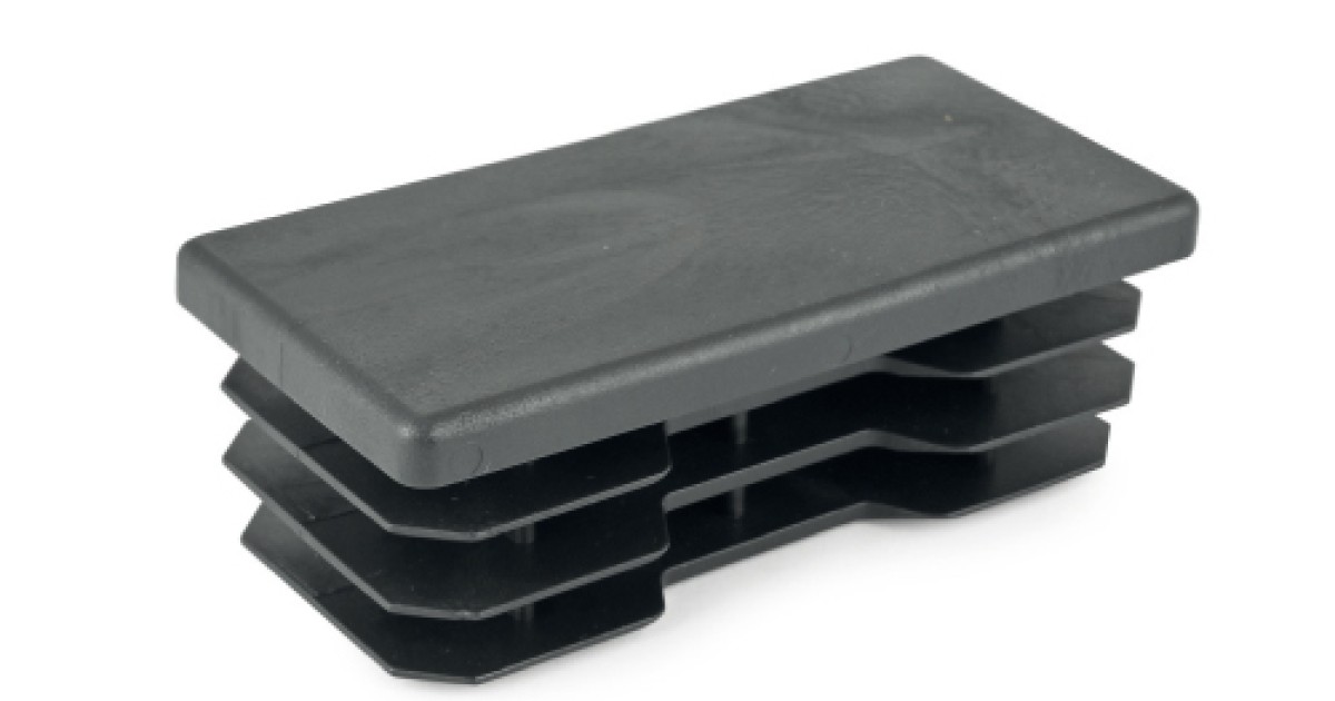 Rectangular Plastic Cap - Cover for Gate Tube