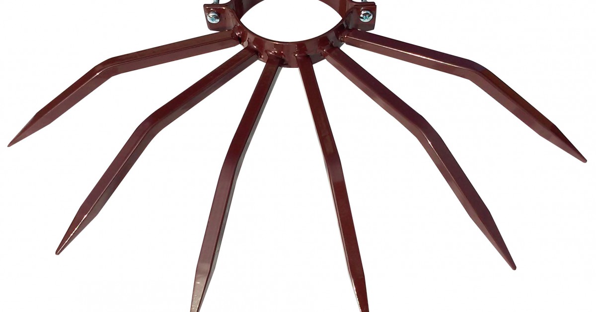 Anti-theft Deterrent with Spikes for External Pipes 80 mm