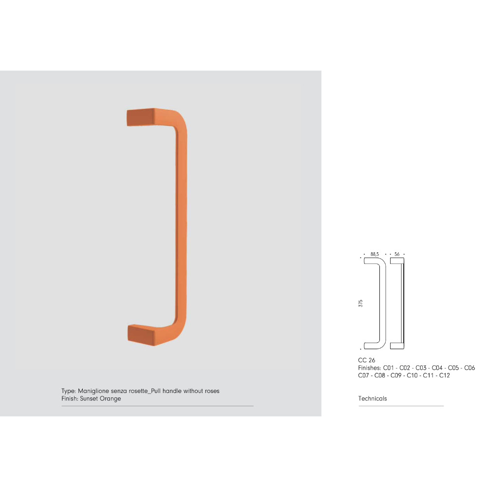 MOOD COLOMBO DESIGN Door Pull Handle