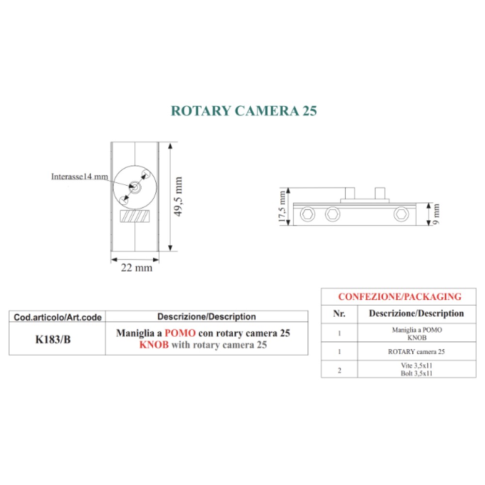 Shutters Opening Mechanism - Pomo Europa TMS