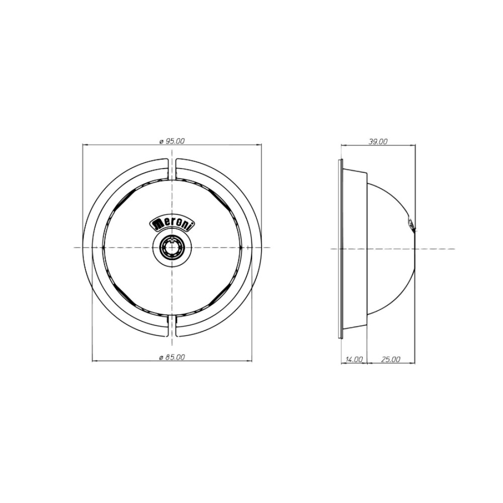 Meroni UFO CLASSIC 8080 - Van Lock