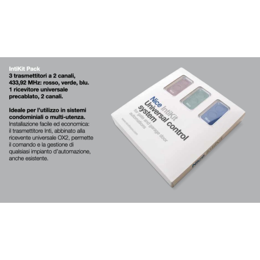 Nice IntiKit - Remote Controls and Receiver - Best Price