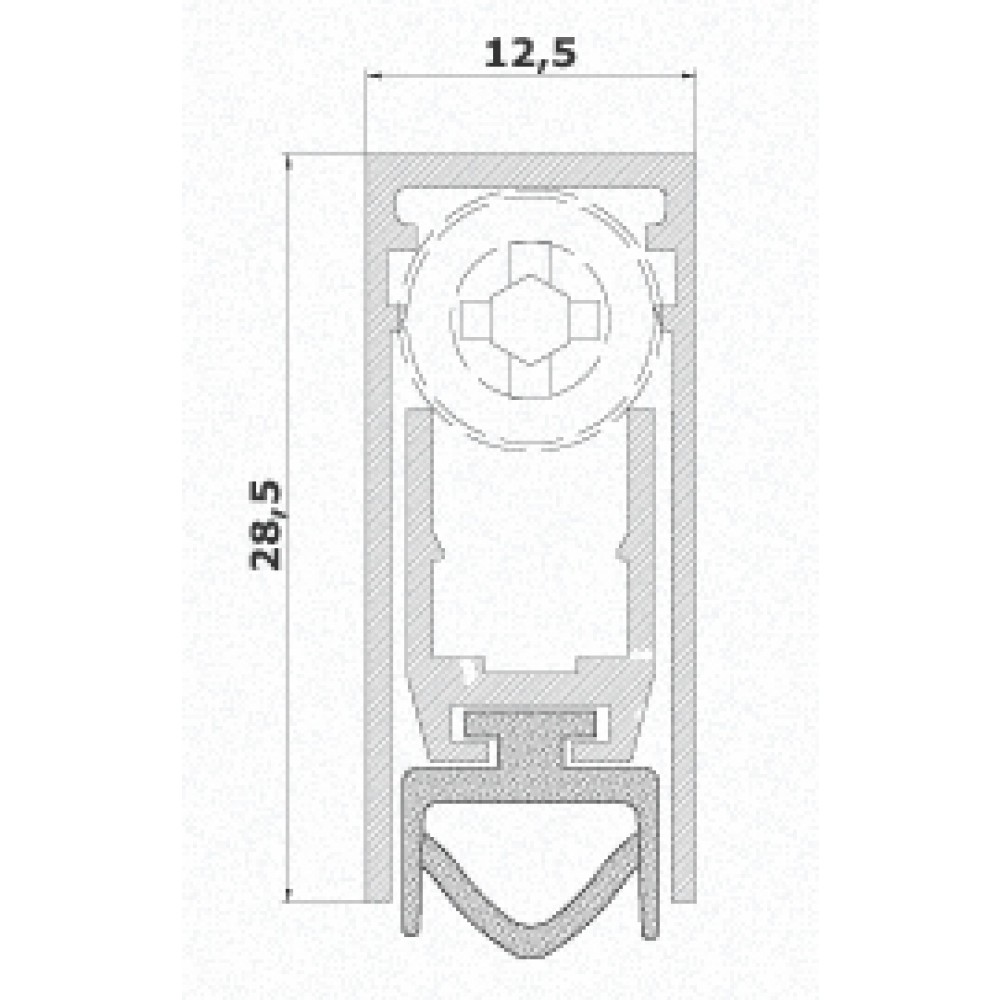 Comaglio 420 Draft Excluder - Blocks Cold and Dust