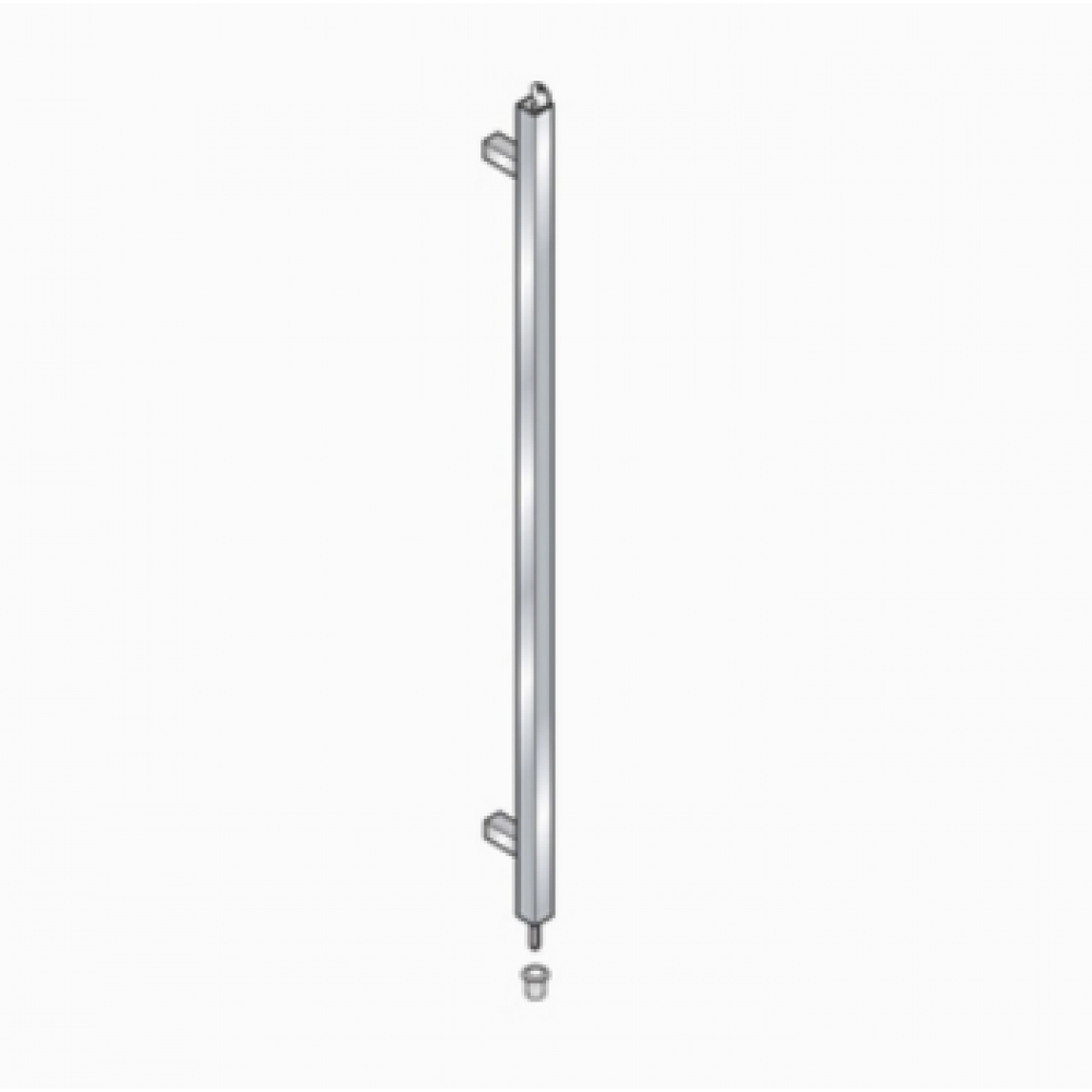 pba KLO.QV Pull Handle with Lock in Stainless Steel