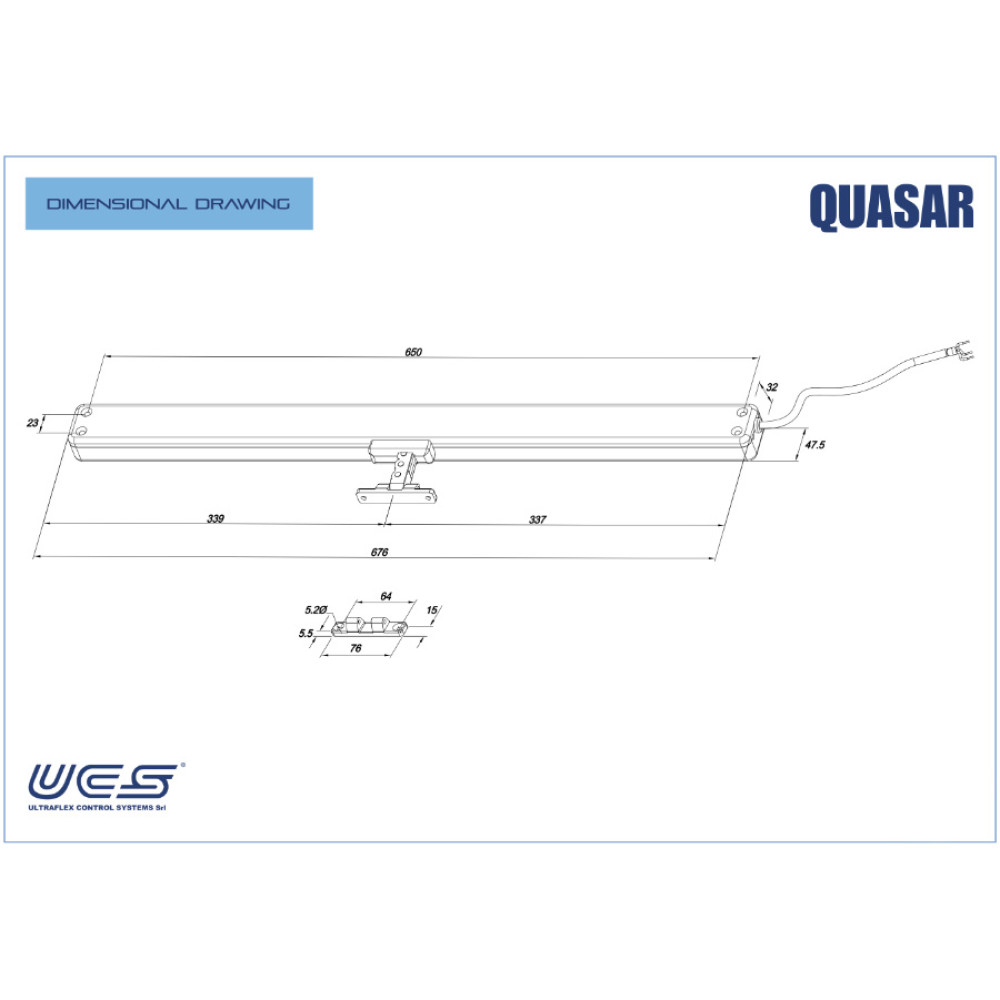 QUASAR Ultraflex UCS - Actuator with Stainless Steel Chain