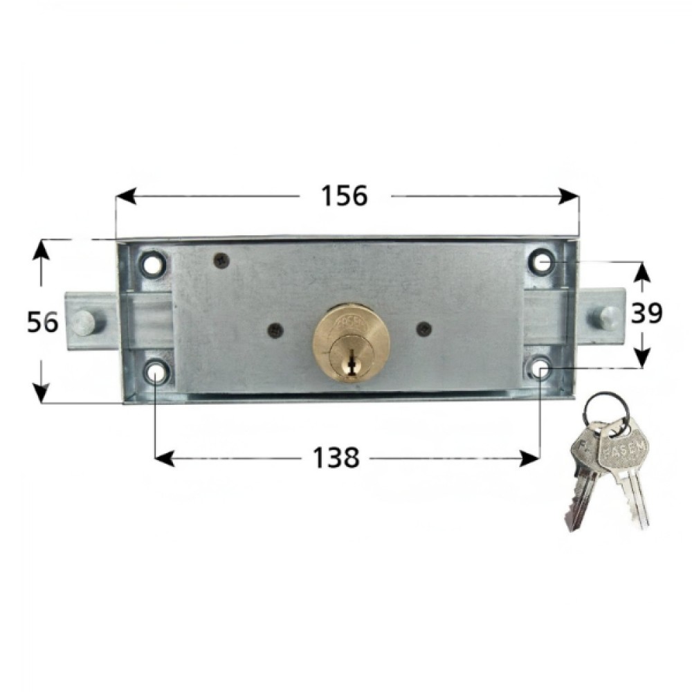 Central Lock for Rolling Shutter - FASEM 112