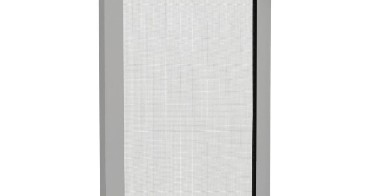 Screwless mosquito net with self-locking brush